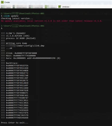 Clink Popup History Crash · Issue 509 · Chrisant996clink · Github