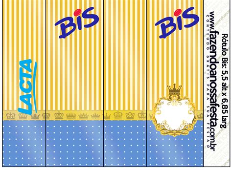 Rótulo Bis Fundo Príncipe Azul e Dourado1 Fazendo a Nossa Festa