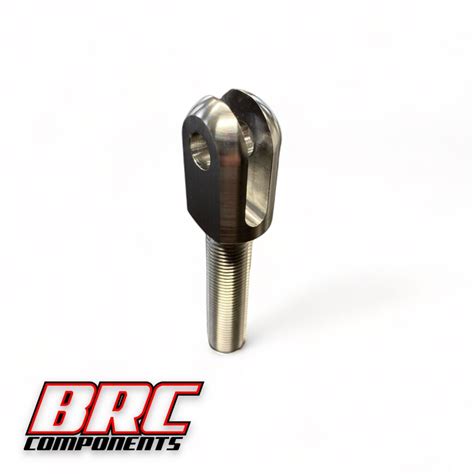 titanium threaded clevis baumgartner race cars