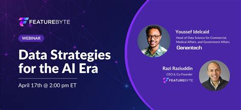 featurebyte on linkedin tomorrow — join razi raziuddin raziuddin and
