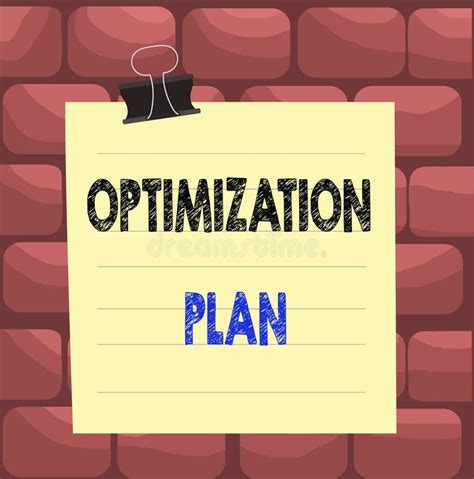 Handwriting Text Optimization Plan Concept Meaning Finding An Alternative With The Most Cost