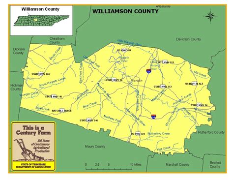 Williamson County Tennessee Century Farms