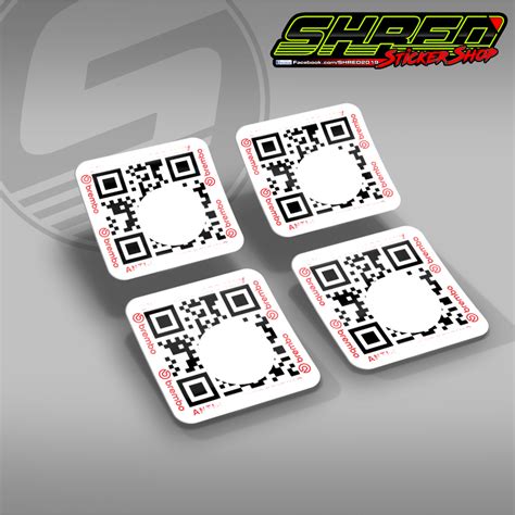 Brembo Qr Code Sticker 4pcs Shopee Philippines