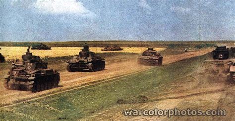Panzerkampfwagen III Summer 1941 World War 2 Color Photo