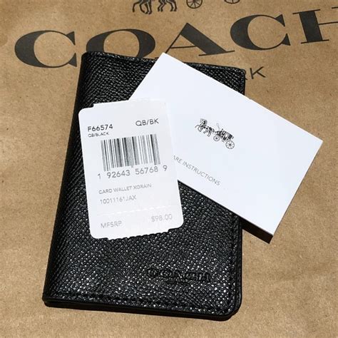 Coach Bags Coach Mens Crossgrain Leather Bifold Card Case Poshmark