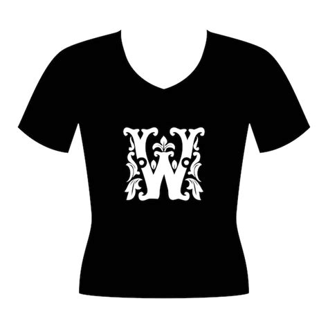 Premium Vector Beauty Initials Black Tshirt Design