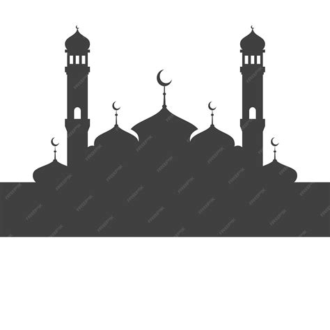 Premium Vector Mosque Background Vector Illustration