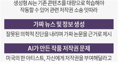 그래픽 챗gpt 등 생성형 Ai가 일으킬 수 있는 문제·논란