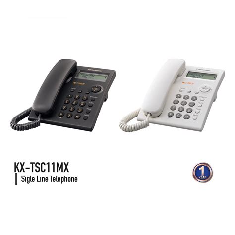 โทรศัพท์ตั้งโต๊ะ Panasonic Kx Tsc11mx ของแท้ รับประกันศูนย์ Panasonic 1ปี Kx Tsc11 Shopee