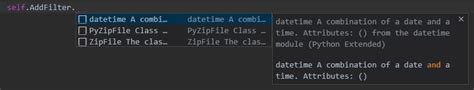 Python Intellisense Tooltip Always Shows The Same Three Top Hits Even Wo Relation Stack