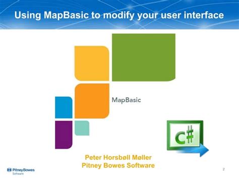 using mapbasic to modify your user interface ppt