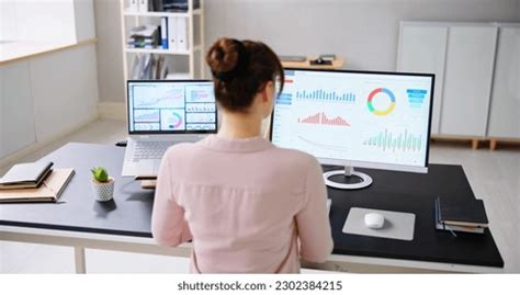 Professional Data Analyst Using Data Visualizations Stock Photo Shutterstock