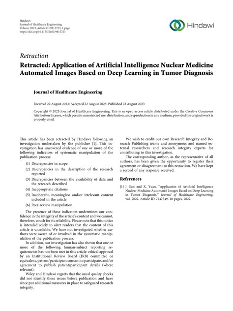 Pdf Retracted Application Of Artificial Intelligence Nuclear