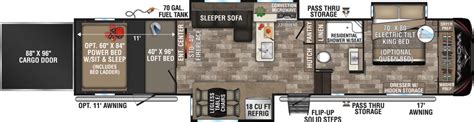 8 Pics 5th Wheel Toy Hauler Floor Plans And View Alqu Blog