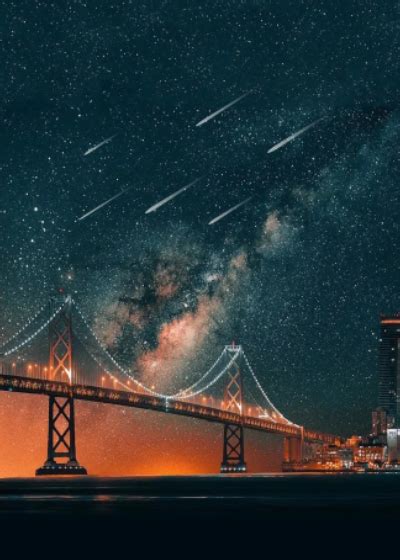 星空效果，制作炫酷的流星雨效果 效果教程 ps教程自学网