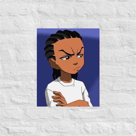 Custom Digital Art Boondocks Print Poster Urban Art For Your Space