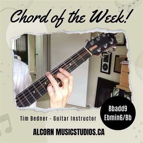 Chord Of The Week Bb Add9 Ebmin6 Bb Youtube