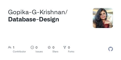 Github Gopika G Krishnan Database Design