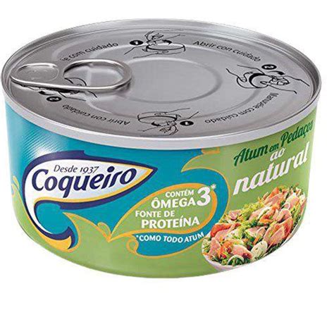 Atum Em Pedaços Ao Natural Coqueiro 170g Atum Enlatado Magazine Luiza