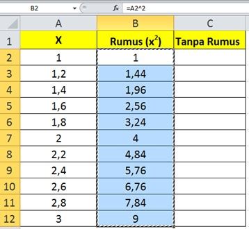 Cara Mengcopy Angka Di Excel Tanpa Rumus Dengan Mudah Gammafis Blog