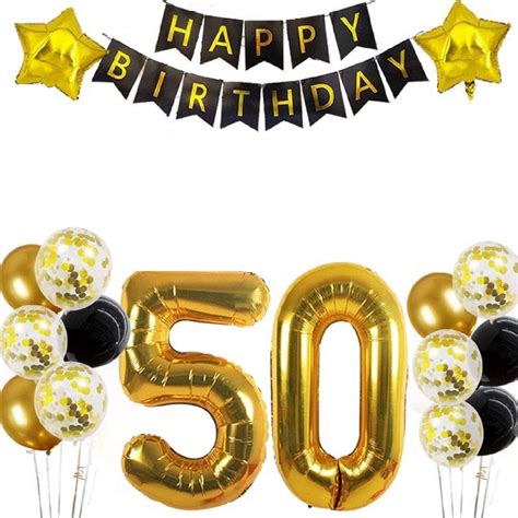 Sg Seller 50th Birthday Decorations 50th Birthday Balloon Black And