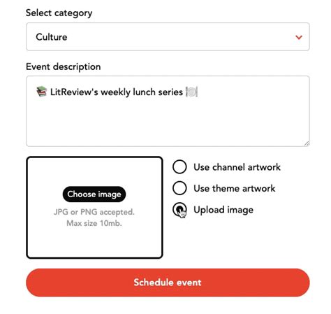 New Feature Event Image Picker With Preview Mixlr Blog