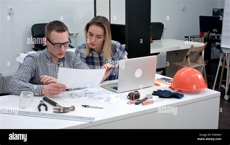 Female Architect Drawing With Cad Hi Res Stock Photography And Images Alamy