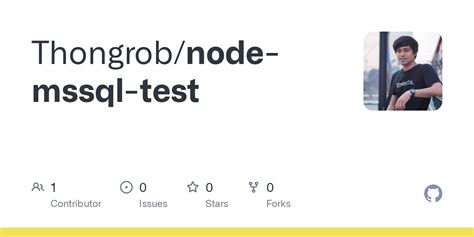 github thongrob node mssql test