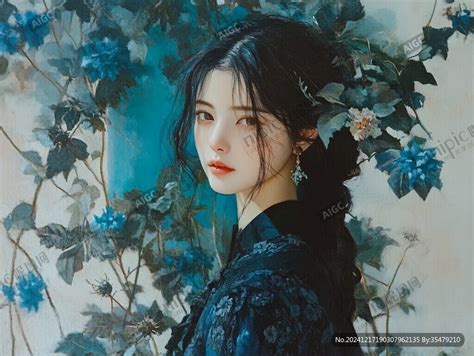 Ai创作图仙气清冷少女壁纸图片 柔美意境美人 古典美少女 工笔少女 日系美少女 日系少女唯美 日本美女画 古典少女女孩唯美 古典唯美美人 唯美日系风 青娥 古典少女文化美女 少女花颜 唯美意境