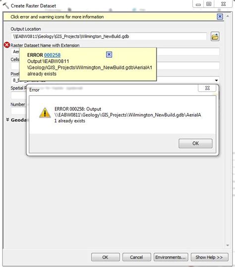 Problems With Deleting A Raster Dataset Esri Community