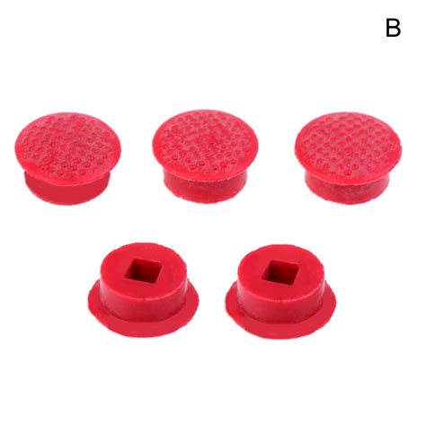 5pcs Laptop Nipple Rubber Mouse Pointer Cap For Thinkpad Hp Dell Little