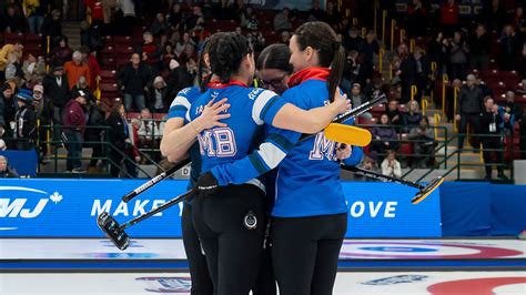 Scotties Tournament Of Hearts Semifinal Manitoba Nova Scotia