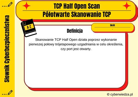 Tcp Half Open Scan Półotwarte Skanowanie Tcp Cyberwiedza Pl Cyberbezpieczeństwo Bez Tajemnic