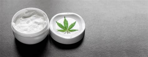 Cannabis Cbd Balm Natural Product Cosmetic Cream From Natural Hemp