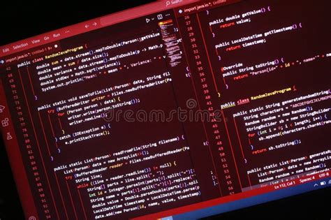 Computer Code Programming Language Coding Close High Resolution Photo