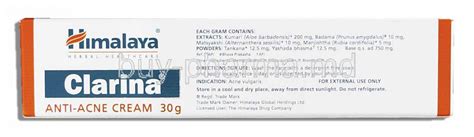 Buy Himalaya Clarina Anti-acne Cream Online - buy-pharma.md