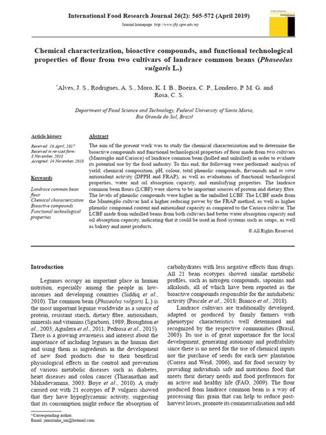 Alves Et Al 2019 Pdf Spectrophotometry Polyphenol