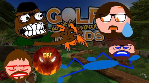 Zyon Loses His Mind Dragon Fire Fight Night Golf With Your Friends Youtube