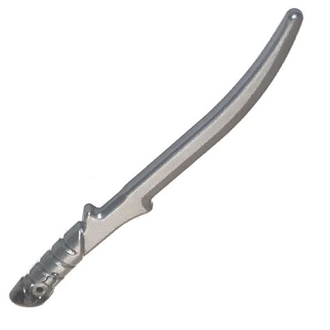 Lego Flat Silver Curved Sword With Short Hilt Brick Owl Lego
