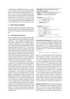 On The Complementarity Of Data Selection And Fine Tuning For Domain N Adaptation Deepai