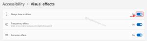 How To Always Hide Or Show Scrollbars On Your Windows PC