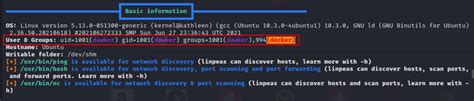 Docker Breakout Linux Privilege Escalation