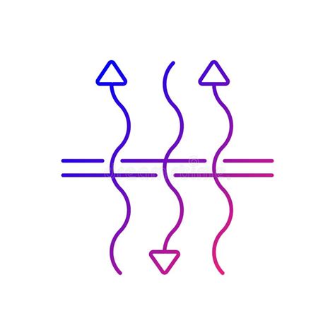 透气织物梯度线性矢量图 向量例证 插画 包括有 图画 图标 功能 线性 项目 艺术 材料 219006243