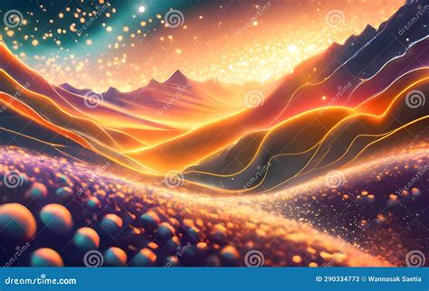 Abstract Background With Colorful Waves Stock Illustration