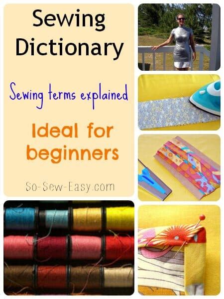 Sewing Glossary Of Terms Illustrated Sewing 4 Free