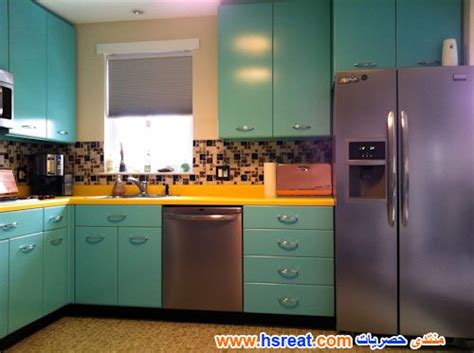 مطابخ بلت إن فيروزي أجمل وأحلي مطابخ بلت إن باللون الفيروزي 2017