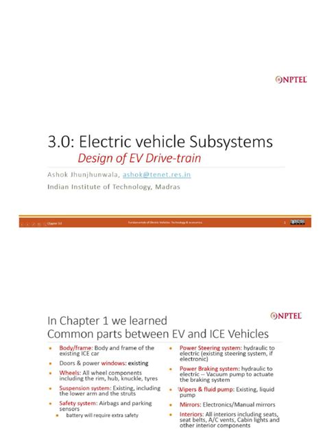 Vehicle Subsystem Pdf