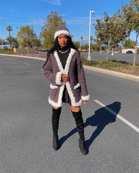 Crochet Fuzzy Coat Artofit