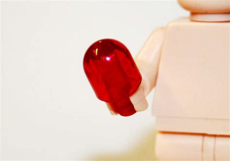 Red Round Light Clear Object Construction Piece Minifigureoutlet