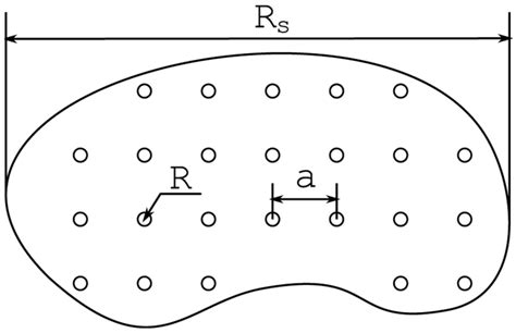 square array of columnar defects in a cylindrical superconducting